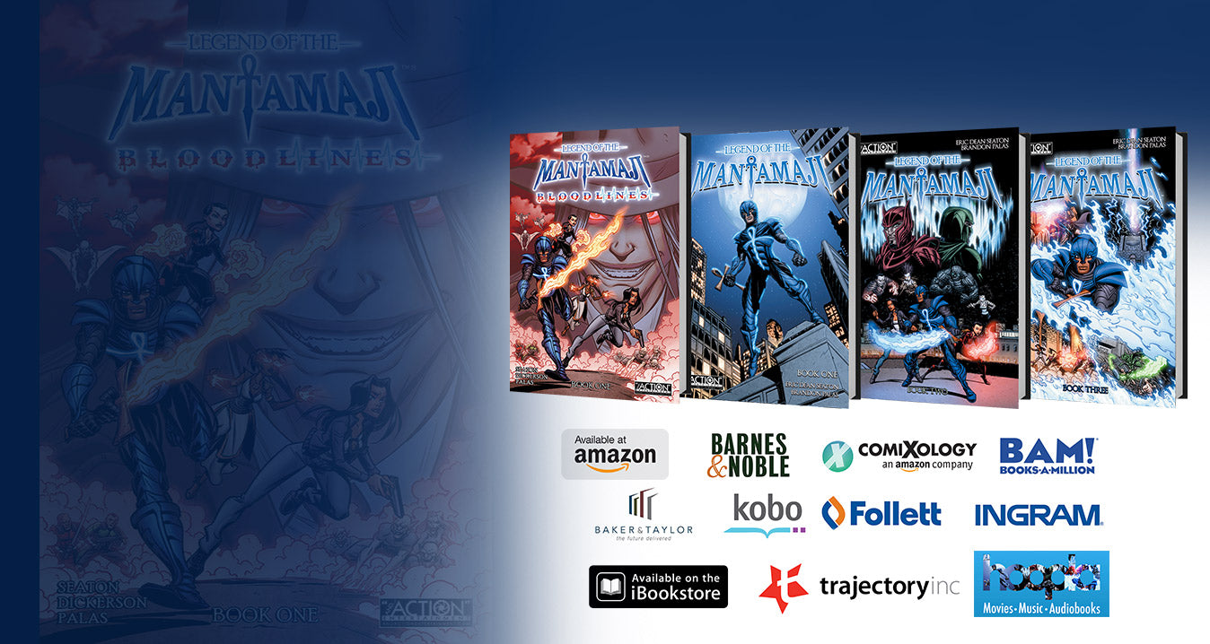 Legend of the Mantamaji Graphic Novel & Superhero T-shirt Store