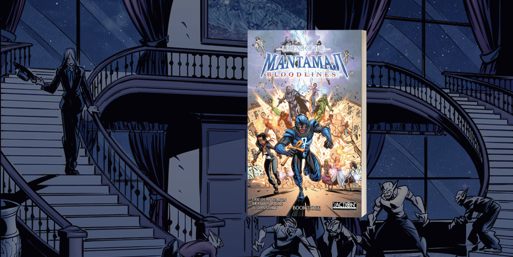 Legend of the Mantamaji Graphic Novel & Superhero T-shirt Store